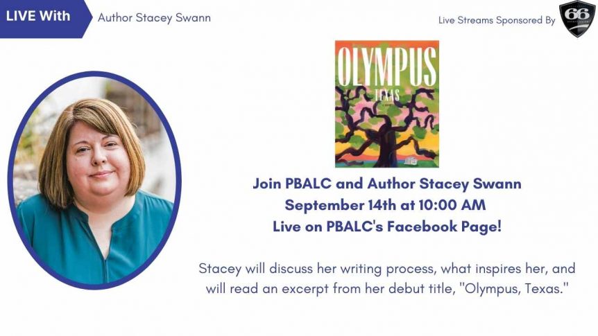 Author Series Live Stream with Stacey Swann | PBALC Events